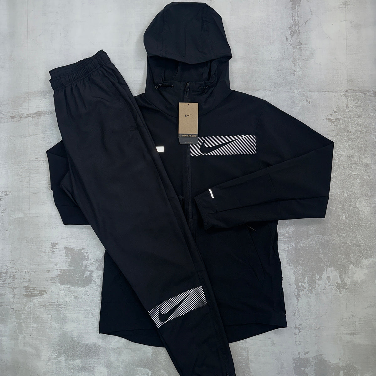 Nike Dri-Fit Repel Set Black Flash - Jacket & Trousers – The Tech Club