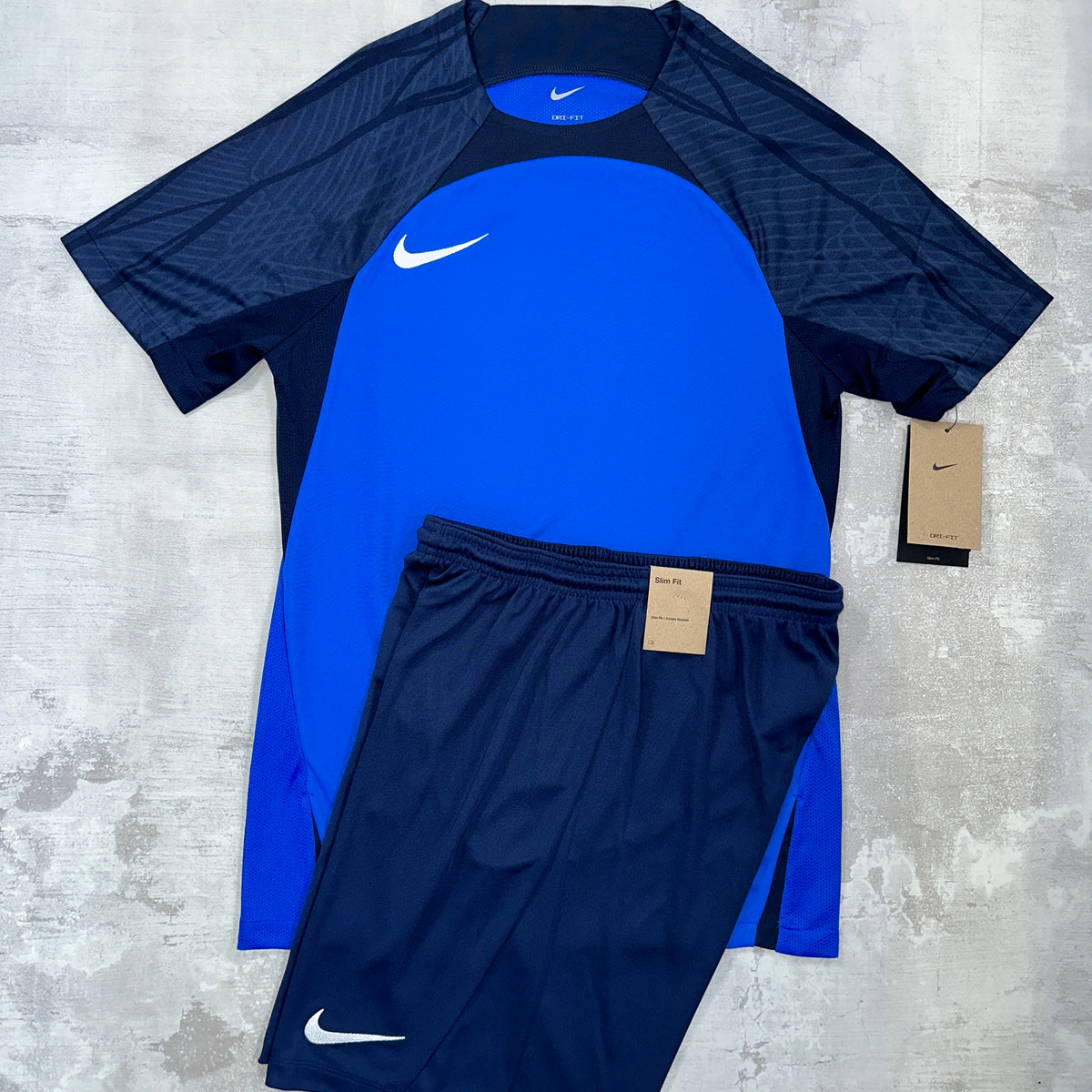 Nike Dri-Fit Strike set Royal Blue - t-shirt & shorts – The Tech Club